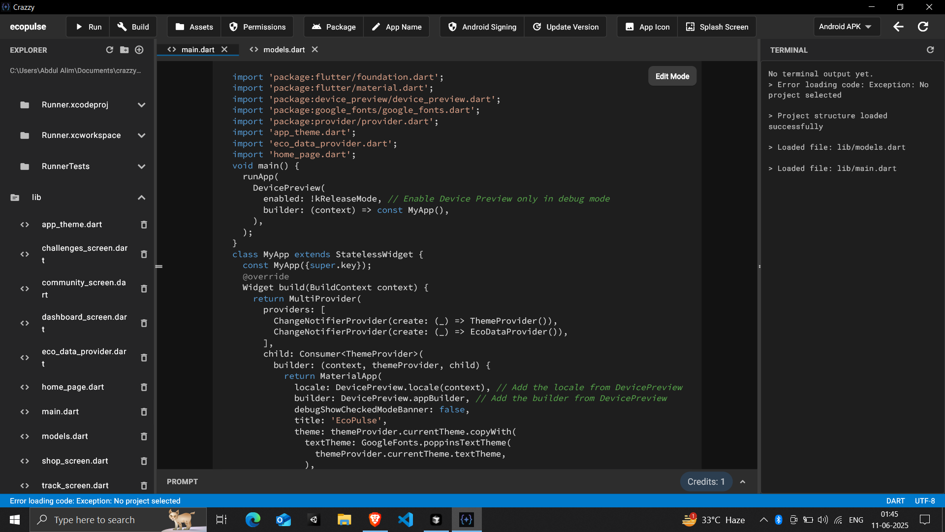 GitHub - AbdulAlim-01/Crazzy: The free, open-source, offline desktop version of Crazzy. An AI ...